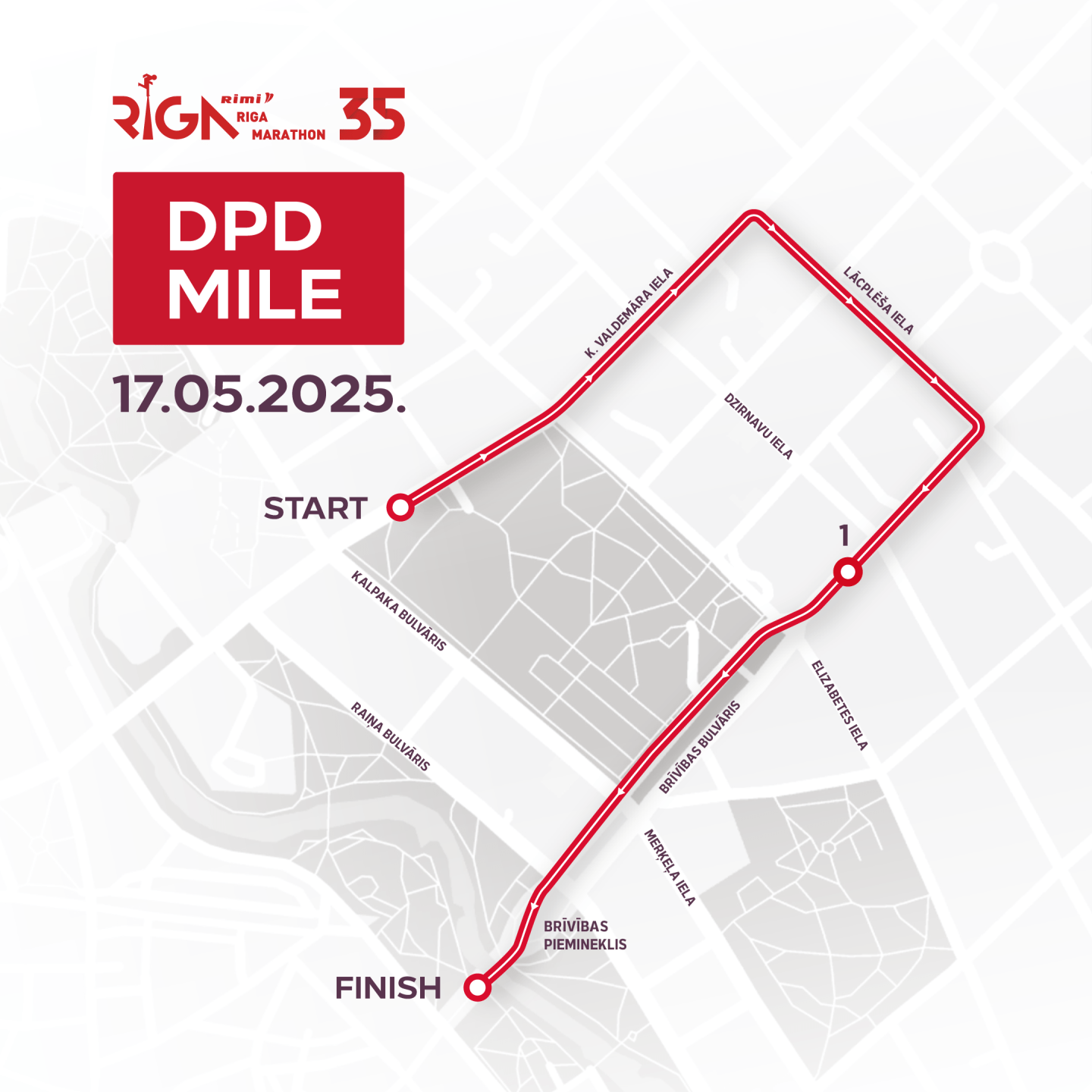 Course maps — Rimi Riga Marathon