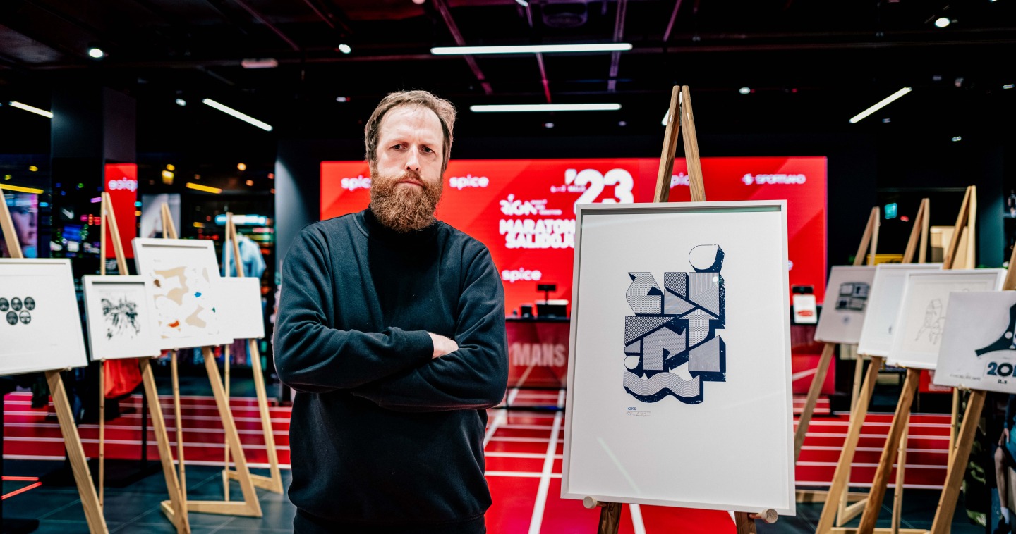 Shirt and medal designs by Paulis Liepa — Rimi Riga Marathon